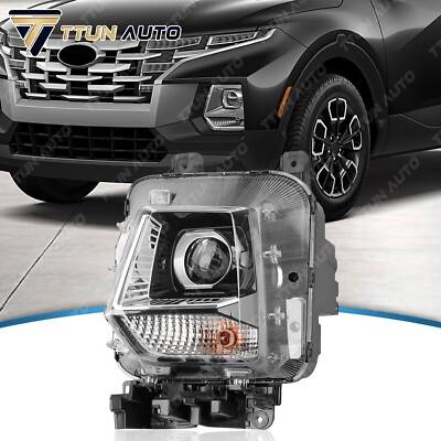 Halogen Headlight Driver Side For 2022 2023 Hyundai Santa Cruz 92101 ...