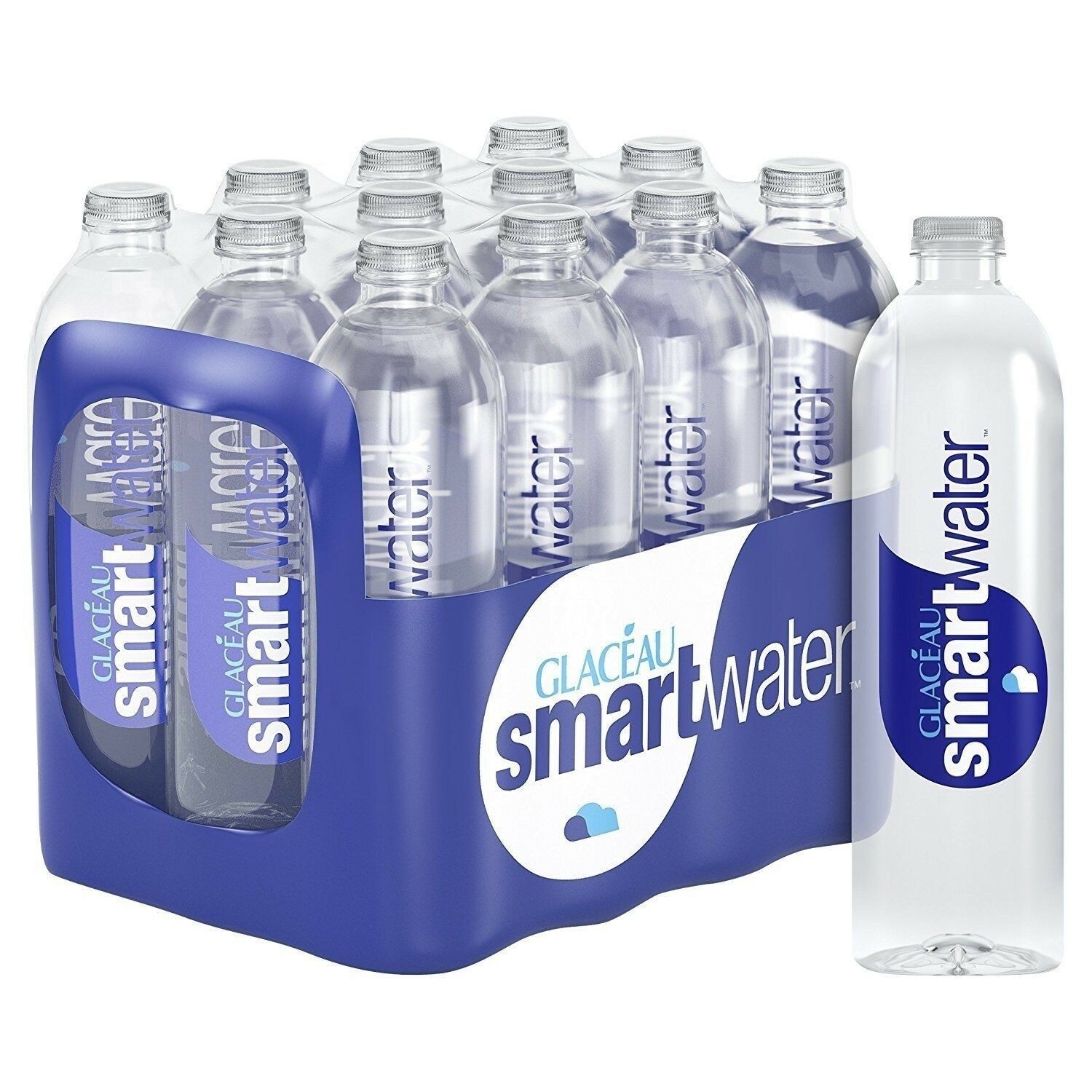 Glaceau Smartwater Natural Mineral Water Bottle Plastic 24 x 600ml | eBay