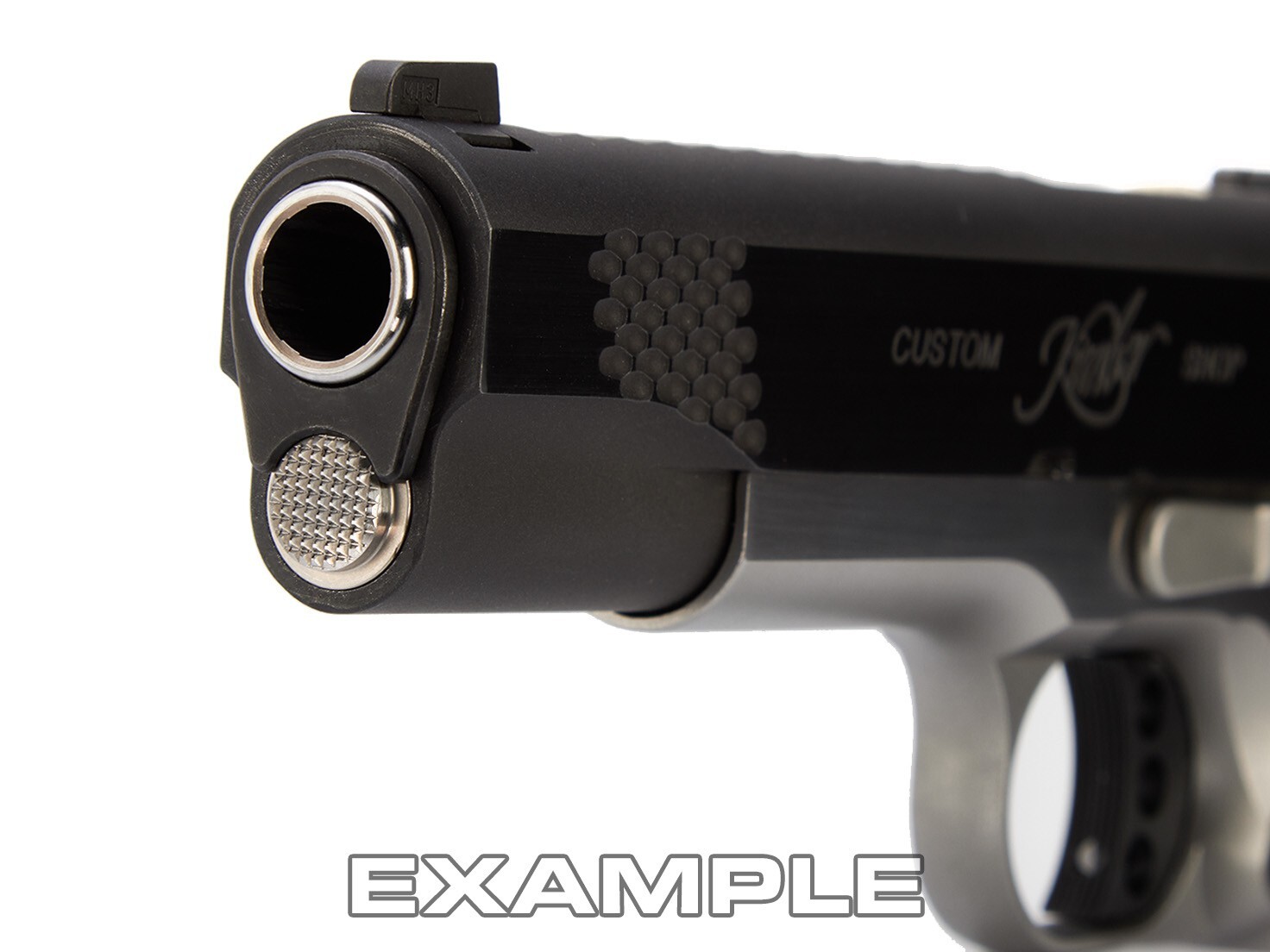 Recoil Spring Plug for 1911, 5" Silver Serated Pattern Engraved, NDZ ...