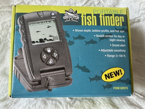 Fishermans Habit Fish Finder Portable 62675 Digital Depth Profile Size ...