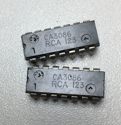 Radio TSF lot de deux circuits intégrés CA3086 RCA | eBay