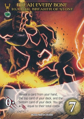 KUURTH, BREAKER OF STONE JUGGERNAUT Upper Deck Marvel Legendary SP ...