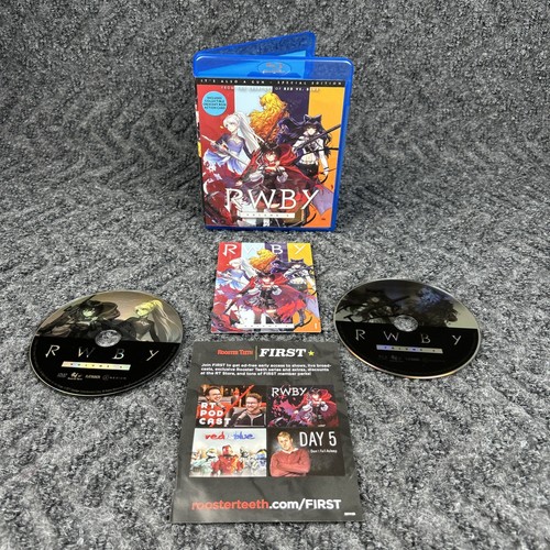 RWBY Volume 4 It’s Also A Gun Edition Blu-ray w/ Crescent Rose Action ...