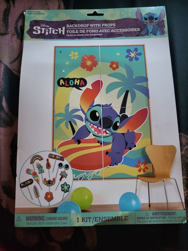LILO & STITCH Aloha Happy Birthday Party w/12 Photo Booth Props ...