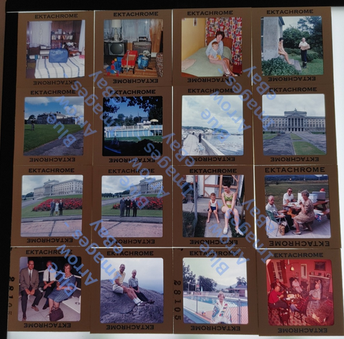 Vintage 127 Film Slides Lot of 16 Stormont Northern Ireland and more ...
