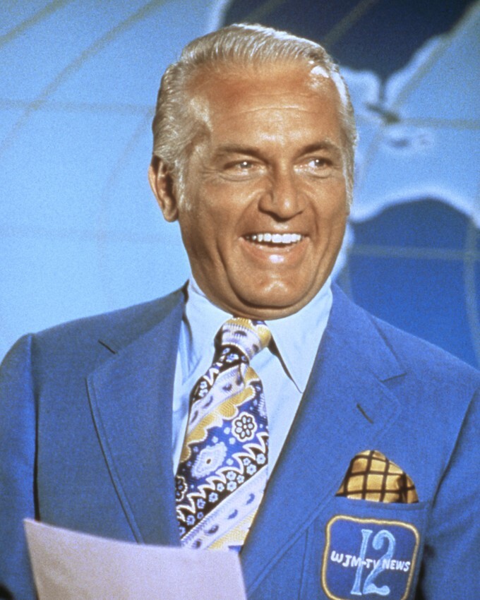 Ted Knight As Tv Weatherman Ted Baxter Mary Tyler Moore Show 8x10 inch ...