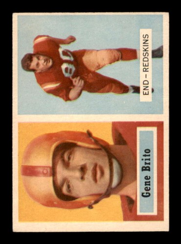 1957 Topps #48 Gene Brito EXMT/EXMT+ Redskins 543325 | eBay