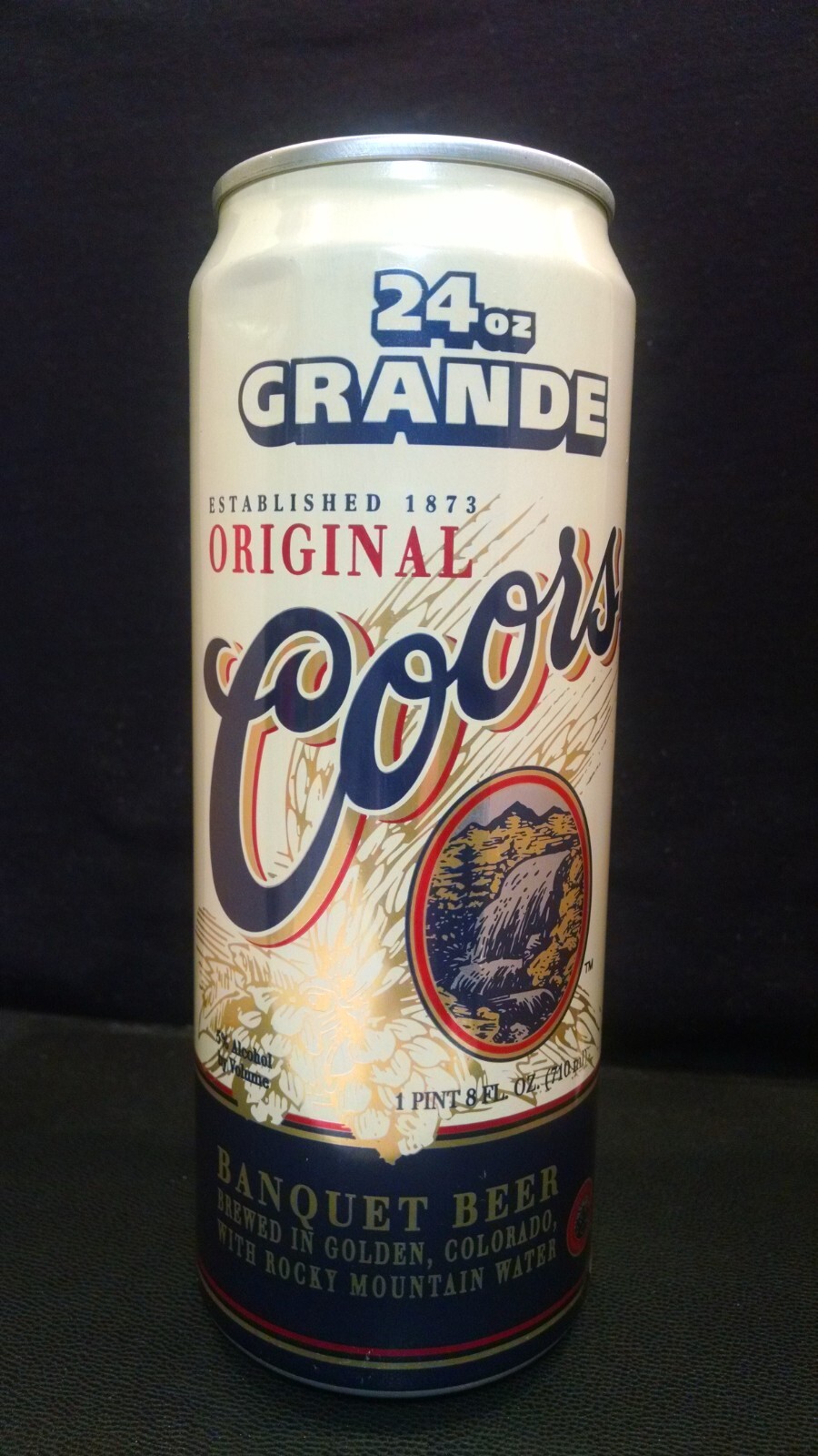 COORS ORIGINAL BANQUET BEER JOE MONTANA ROAD TO CANTON 24OZ GRANDE PULL ...