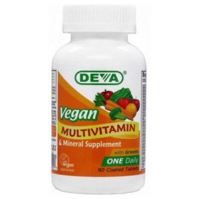 Vegan, Multivitamin Iron Free 90 Tab By Deva Vegan Vitamins | eBay