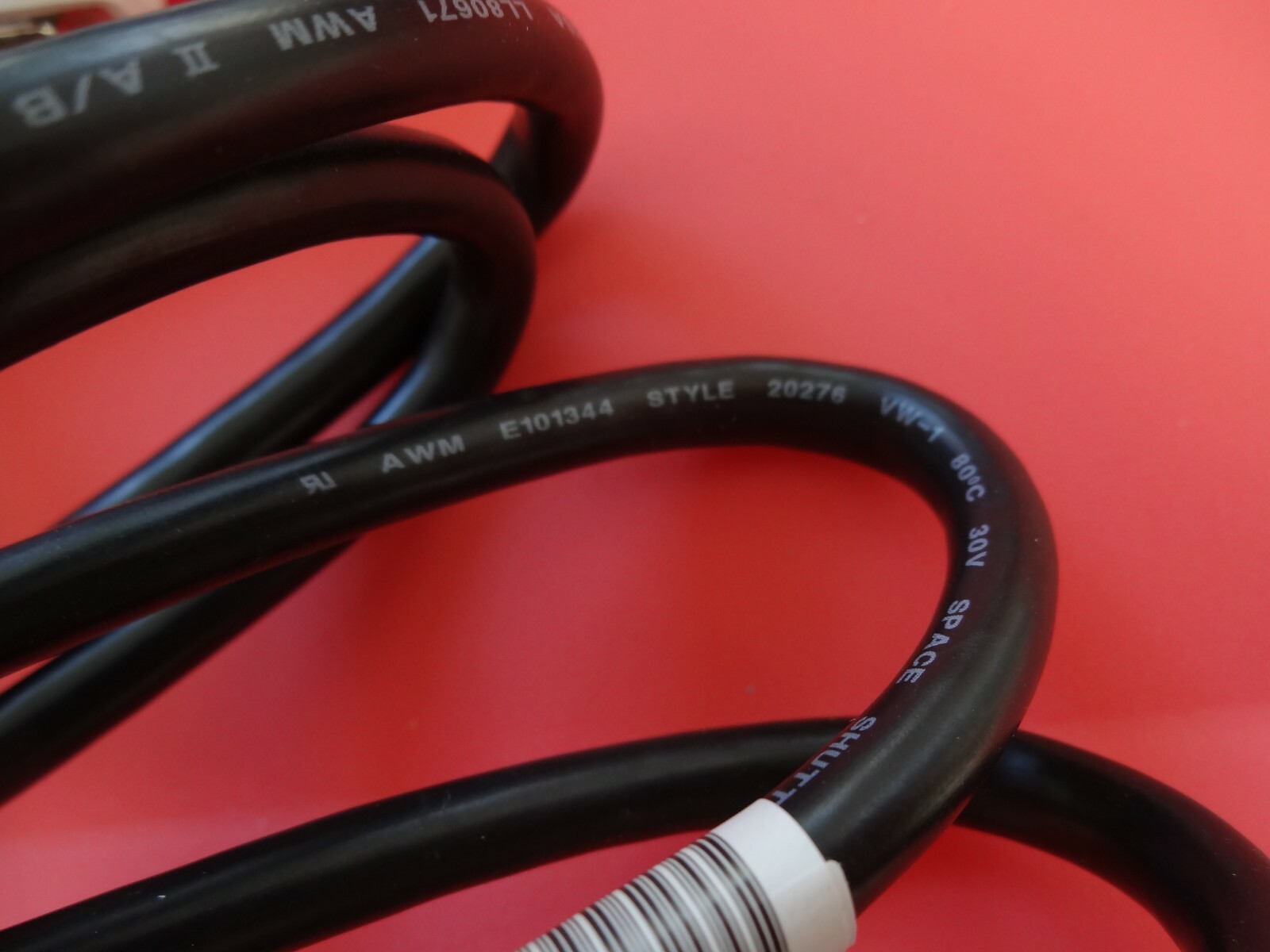 Computer Cable AWM E101344 Style 20276 Space Shuttle CSA Ll80671 6 Foot ...