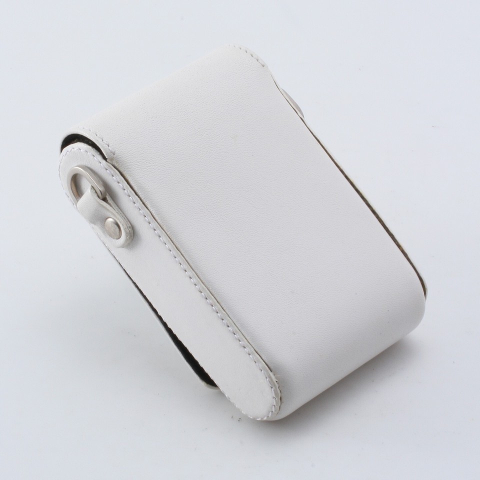 【NEAR MINT】Leica genuine camera white Leather Case for C-LUX 2 Shoulder ...