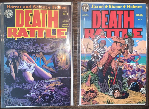 Death Rattle, Vol.2 #1 #2 1985, Horror, Kitchen Sink Press Mature Comic ...