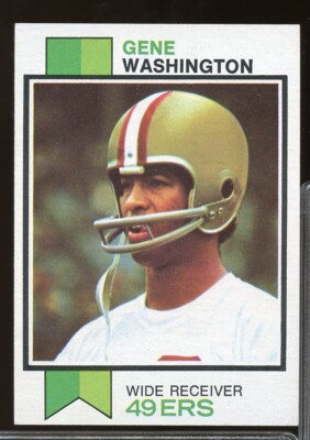 1973 Topps Football #460 Gene Washington | eBay