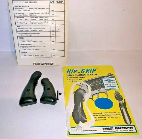 Barami Hip Grip Black #81-D Colt Pistol Handle Holster | eBay