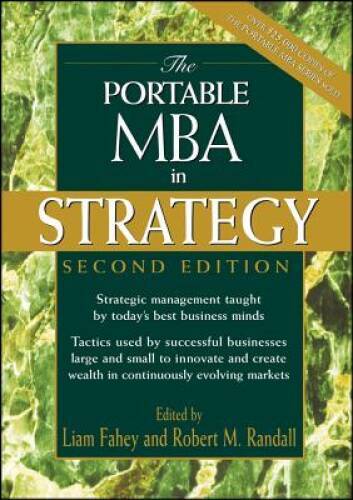The Portable MBA in Strategy - Hardcover By Fahey, Liam - GOOD ...