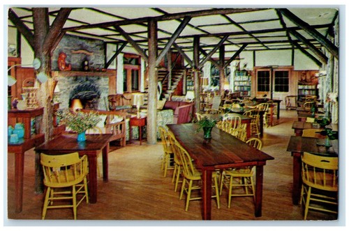1960 Interior View Dining Room Lounge Pisgah Forest Inn North Carolina ...
