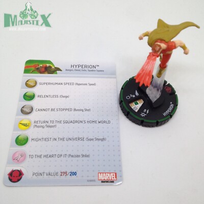 Heroclix Invincible Iron Man set Hyperion #041b Prime figure w/card! | eBay