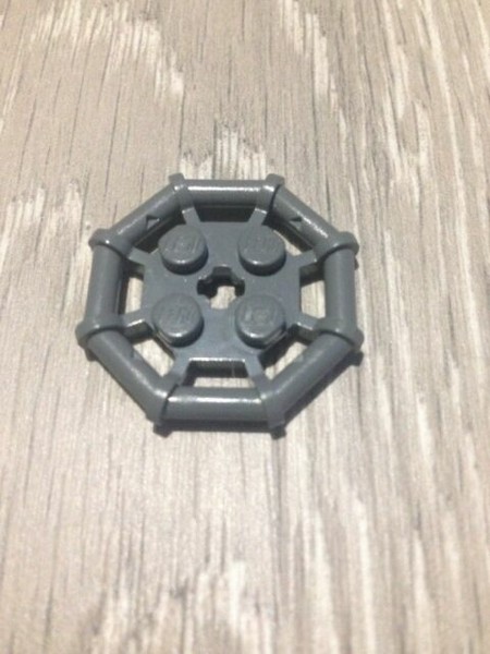 LEGO Plate Octagonal 2x2 With Handle Frame Bar 30033 Black X4 for sale ...