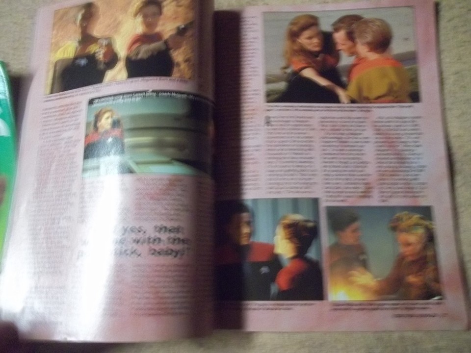 2 Star Trek Voyager Magazines #2,TIM RUSS,JUNE,1995,#5 KATE MULGREW,FEB ...