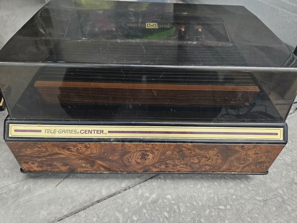 Atari 2600 System and tele games center case - vintage | eBay