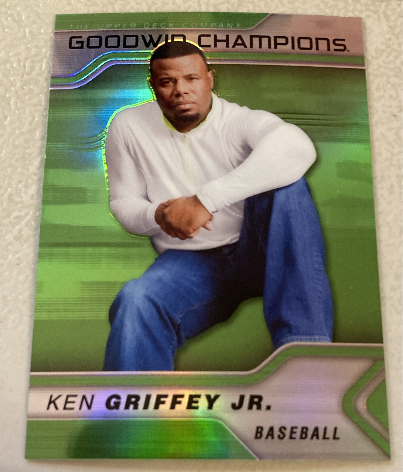2023 Upper Deck Goodwin Champions - Platinum Ken Griffey Jr #P7 Green ...