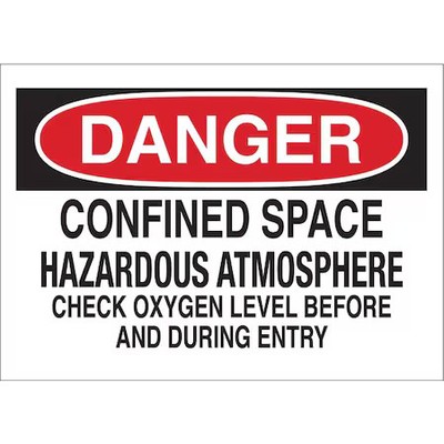 BRADY 84568 Danger Sign, 10X14", R and BK/Wht, Eng, 84568 | eBay