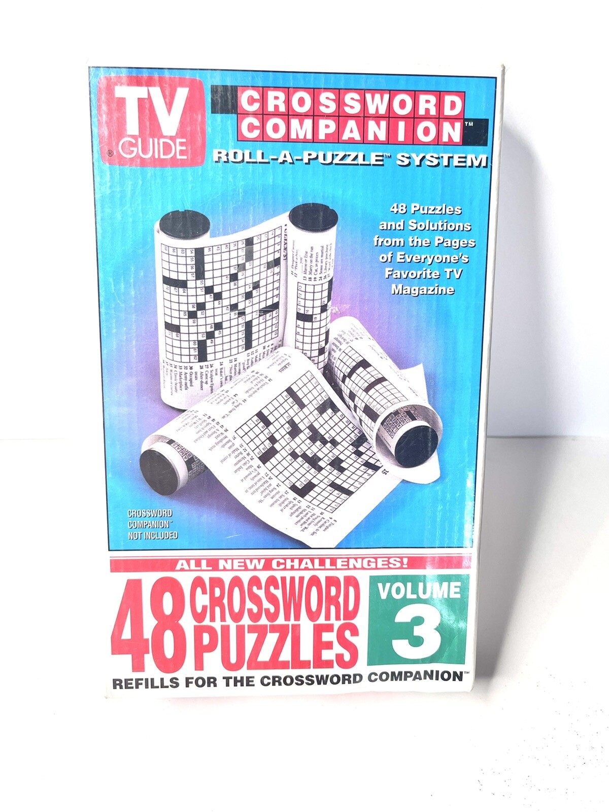 Vintage TV Guide Crossword Companion Roll-a-Puzzle Refills Volume 3New ...