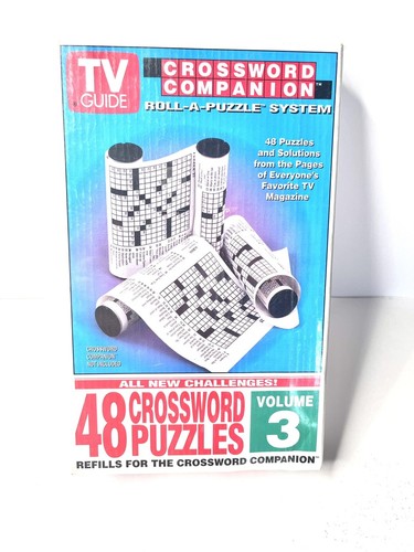 Vintage TV Guide Crossword Companion Roll-a-Puzzle Refills Volume 3New ...