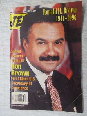 JET MAGAZINE APRIL 22, 1996 RONALD H. BROWN TRIBUTE BLACK SECRETARY OF ...
