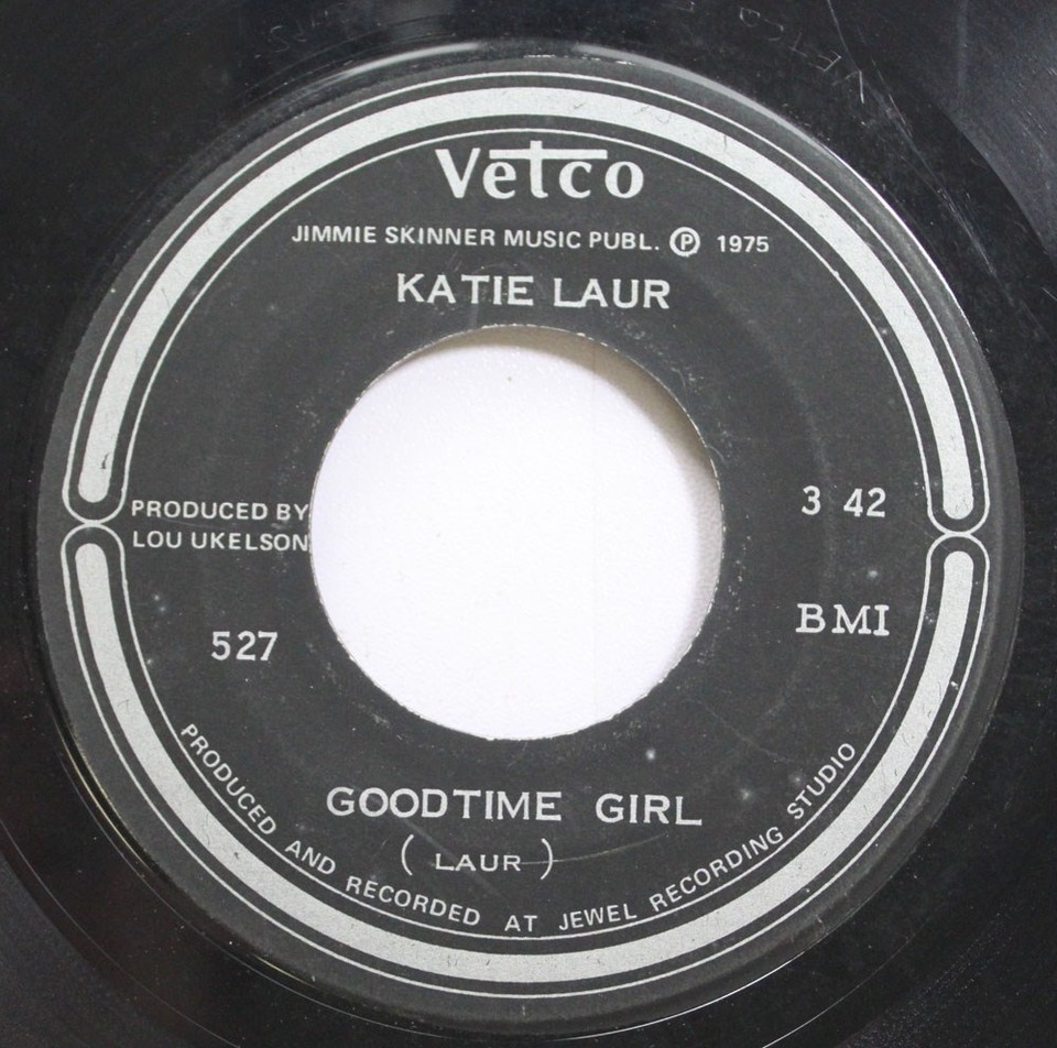 Hear! Bluegrass 45 Katie Laur - T For Texas / Good Time Girl On Vetco ...