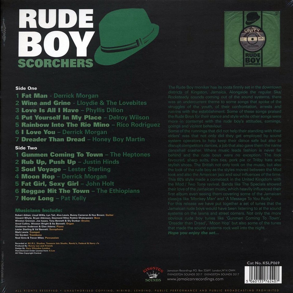 VINYL Phyllis Dillon, Lester Sterling, Rico Rodriguez, The Heptones ...