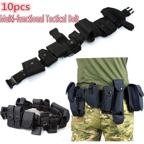 Security Tactical Patrol Belt & Pouch System Police Prison Guard ...
