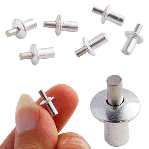 500 PCS Aluminum Drive Rivets Blind Drive Rivet Expansion Nail USA ...