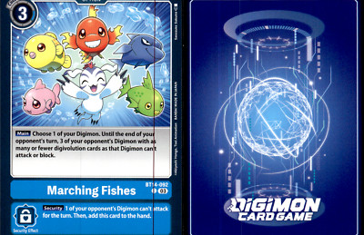 NM-Mint Digimon Marching Fishes - BT14-092 - C Blast Ace (BT14) Digimon ...