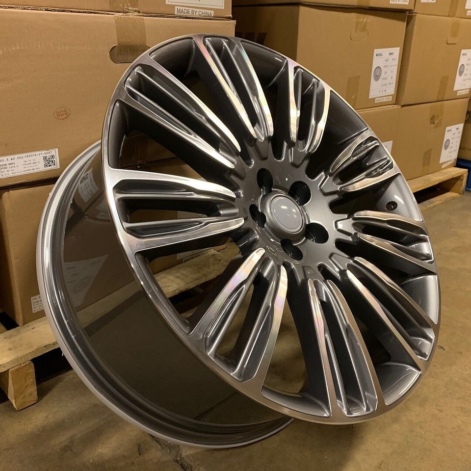 22" WHEELS RIMS AUTOBIOGRAPHY DYNAMIC STYLE FITS LAND ROVER LR3 LR4 ...