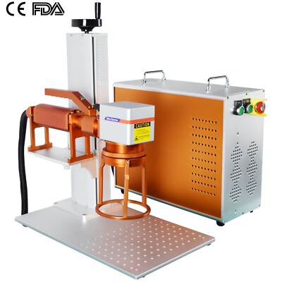 RAYCUS 200W Fiber Laser Cutting Engraver Machine Gold Metal Cut Mark ...