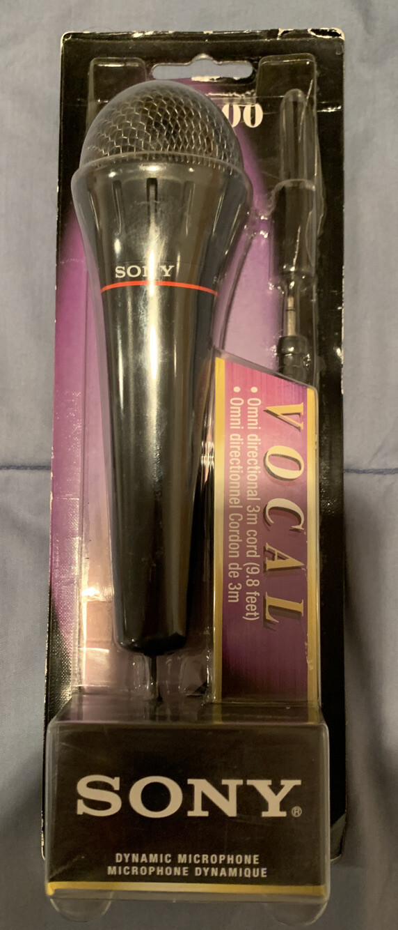 Sony F-V100 Dynamic Cable Consumer Microphone for sale online | eBay