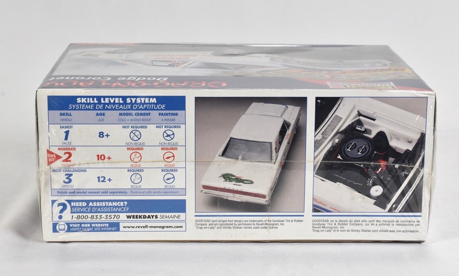 Vintage Revell Drag On Lady 1967 Dodge Coronet R/T Drag Car in 1/25th ...