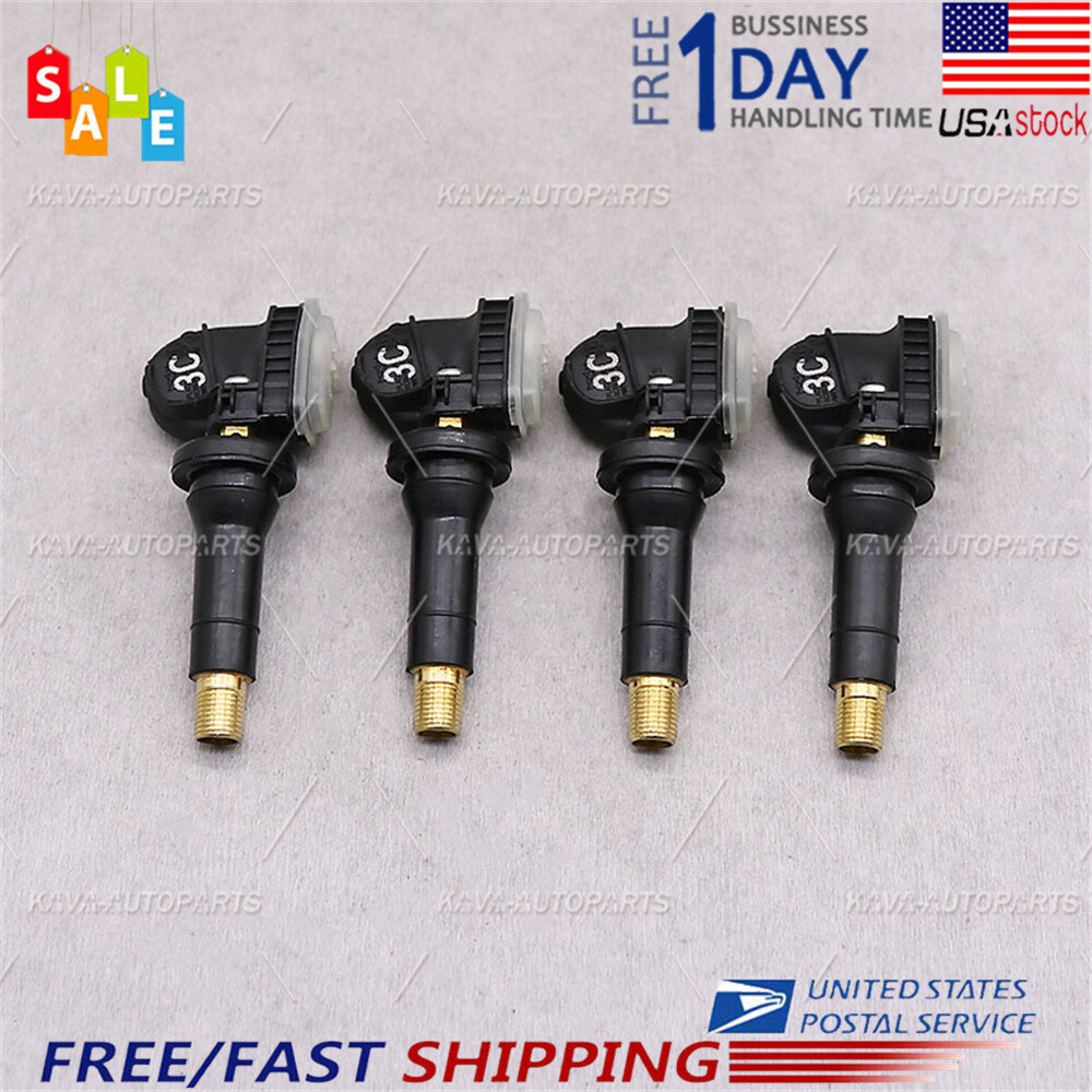 4Pc Tire Air Pressure Sensor For Chevy Buick Cadillac 13540604 13528566 ...