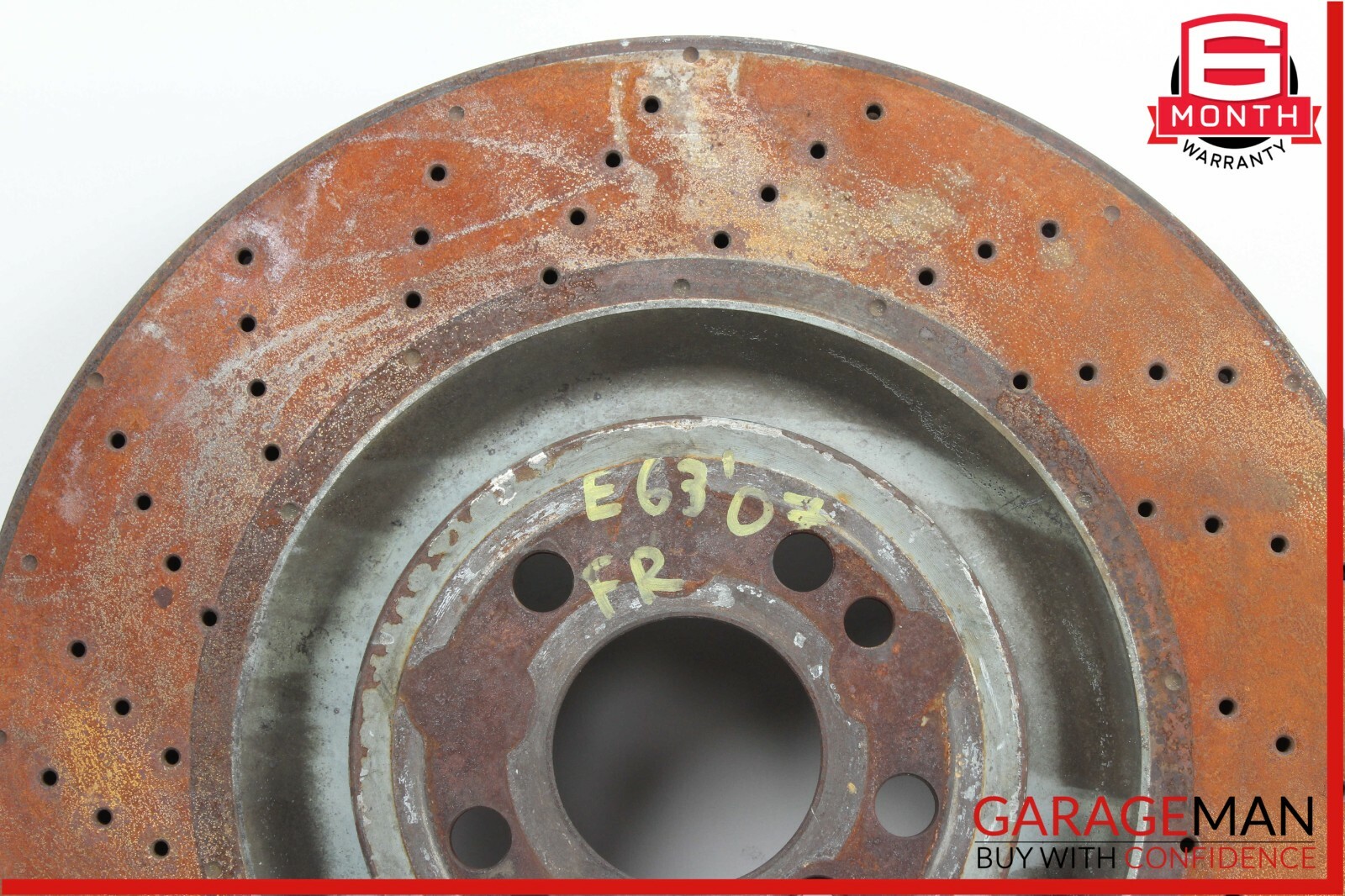 07-12 Mercedes W211 E63 CLS63 AMG Front Left & Right Side Brake Rotor ...