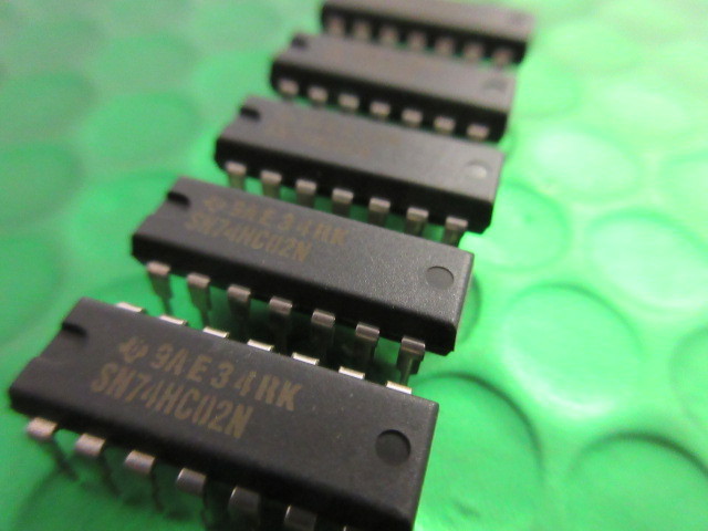 5 x SN74HC02N, Original Texas IC QUAD 2-INPUT NOR, UK Stock. Quality ...