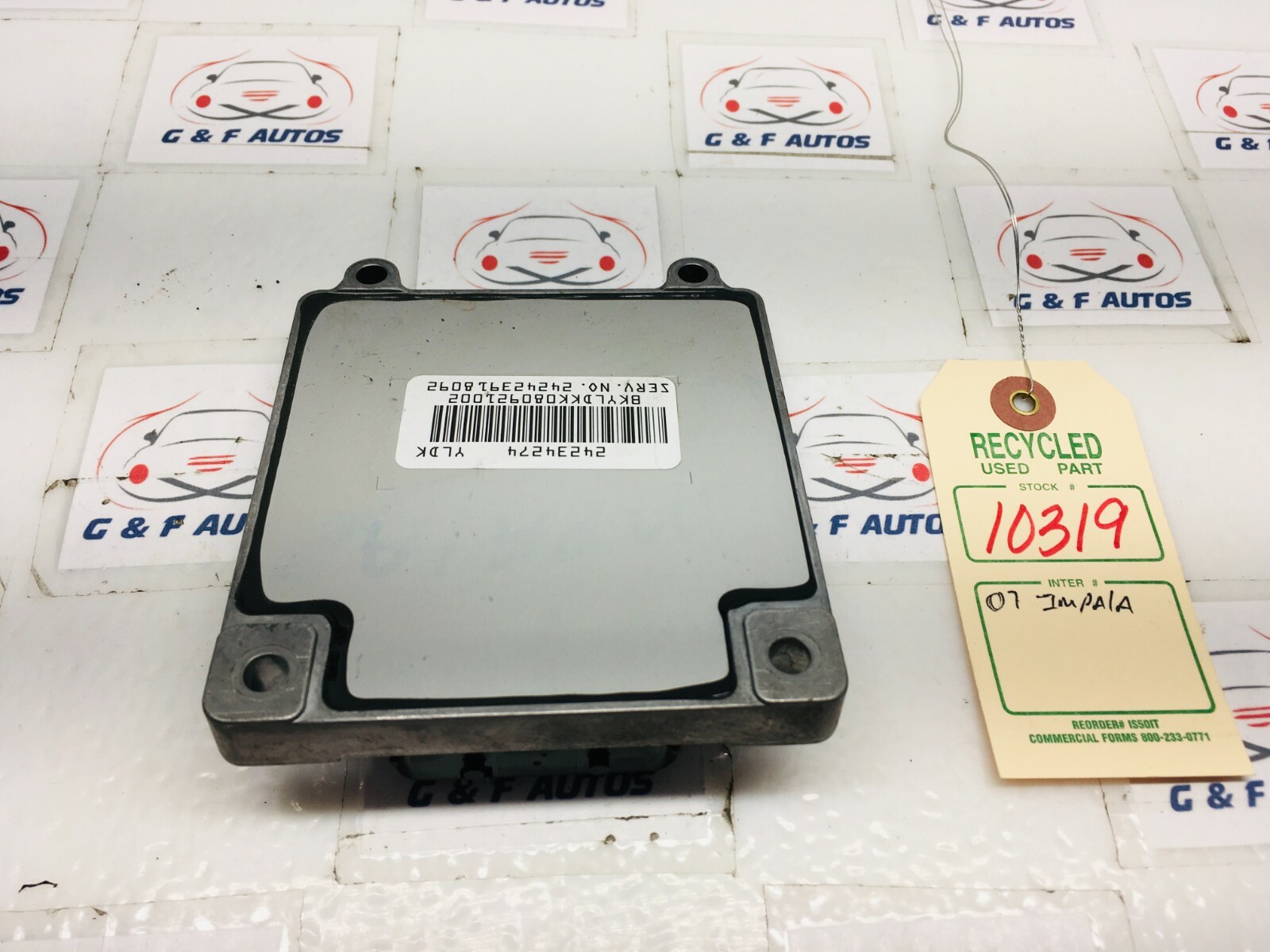 2007 Chevy Impala Transmission Control Module TCM TCU OEM 24234274 ...