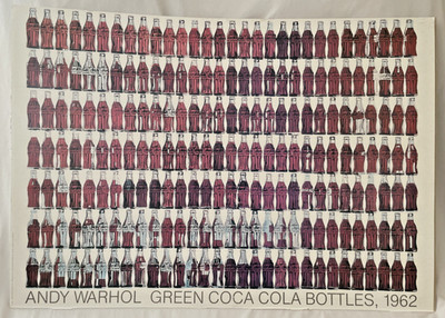 Vintage Andy Warhol GREEN COCA-COLA BOTTLES 1962 Ricordi Authorized ...