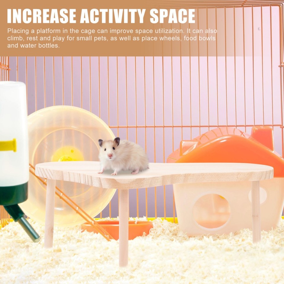 1pc Hamster Playing Platform Toy Funny Hamster Cage Playing Toy Jumping ...