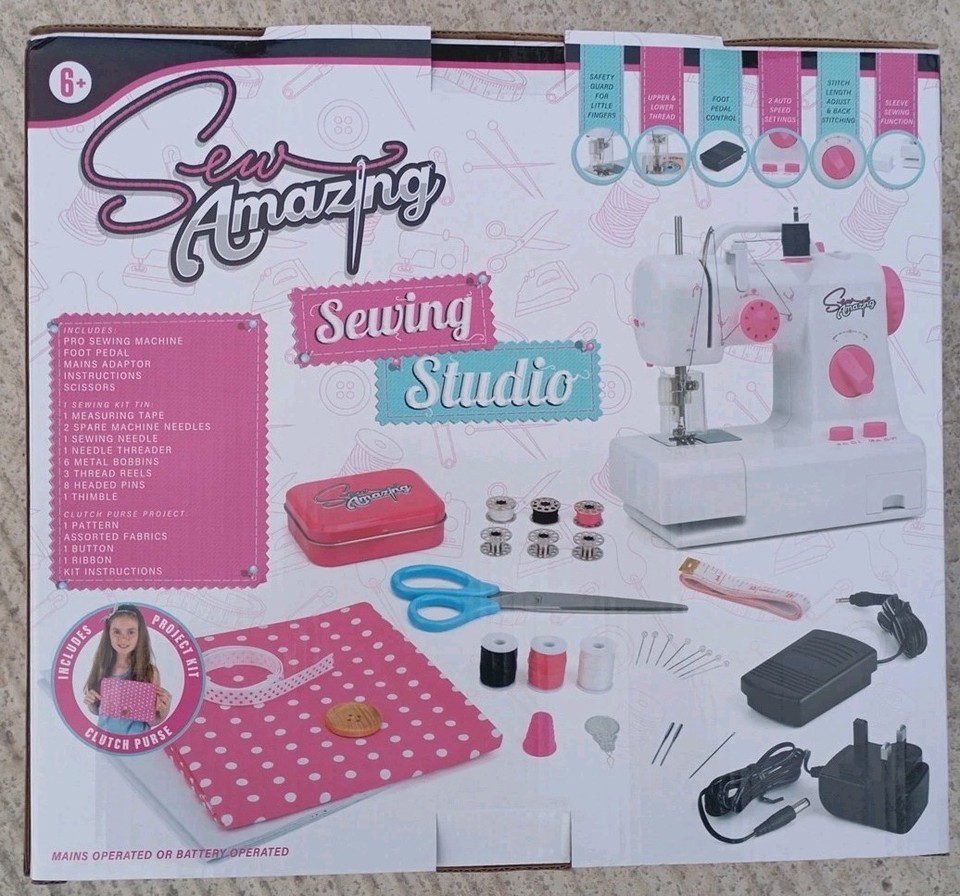 Sew Amazing Sew Station Complete Textile Set For Kids New Boxed Unused ...