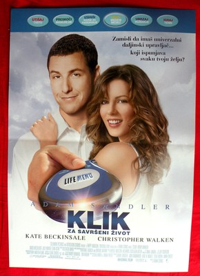 CLICK 2006 ADAM SANDLER KATE BECKINSALE CHRIS WALKEN UNIQUE SERBIAN ...