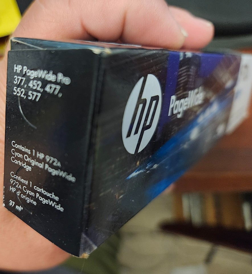 HP 972A Cyan Original PageWide Ink Cartridge - L0R86AN - Sealed ...