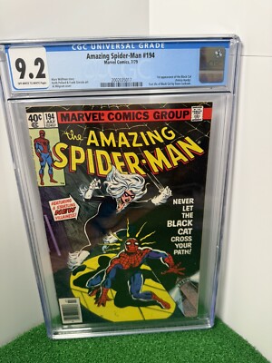 Amazing Spider-Man #194 CGC Graded 9.2 NM- 1st Black Cat Appearance ...