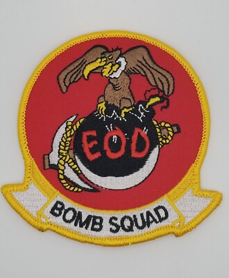EOD Bomb Squad Patch sew or iron on 4" New Patch | eBay