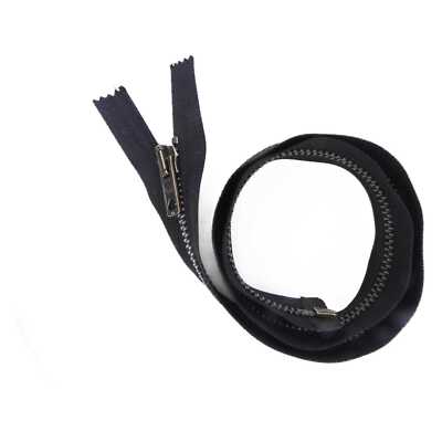 BLACK Metal BRONZE 22-30 inch 56-76cm Heavy Duty Open End BUY 1 2 Zips ...